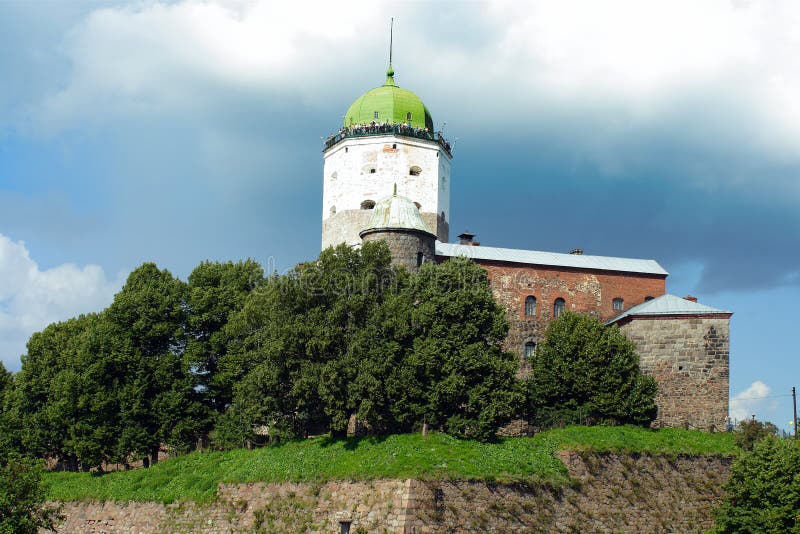 The Vyborg castle stock image. Image of saint, green - 29965867