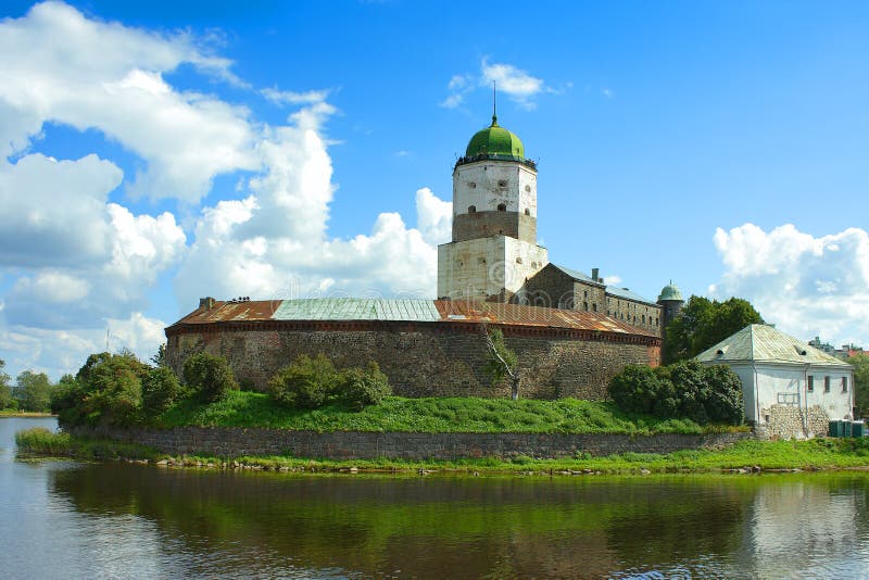 The Vyborg castle stock image. Image of vyborg, white - 29965891