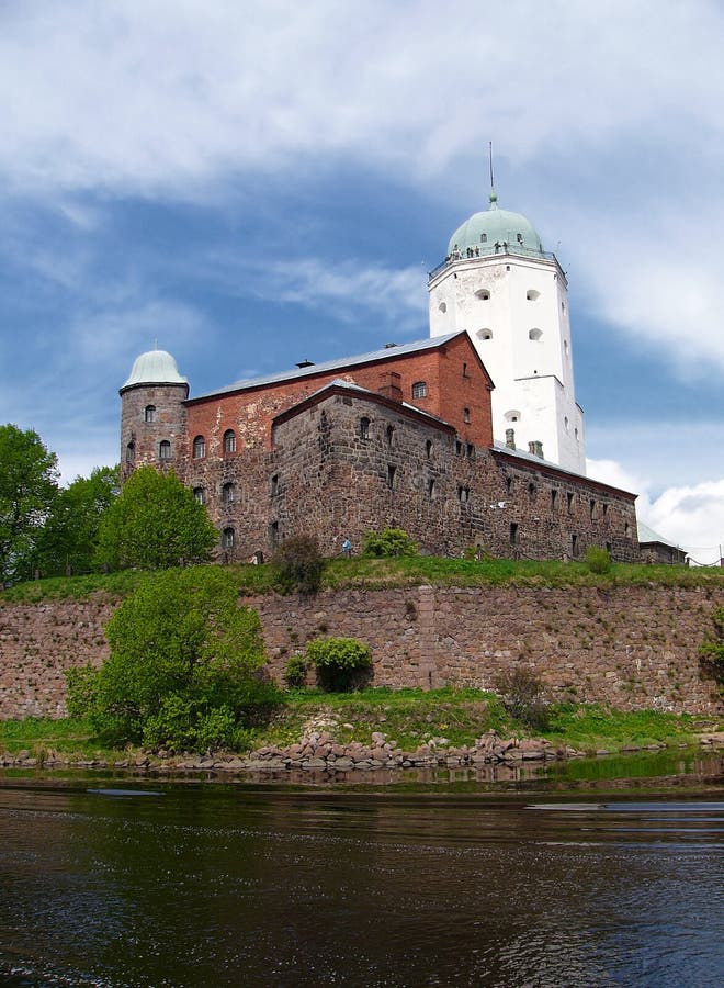 Vyborg Castle Tower stock image. Image of castle, building - 5201047