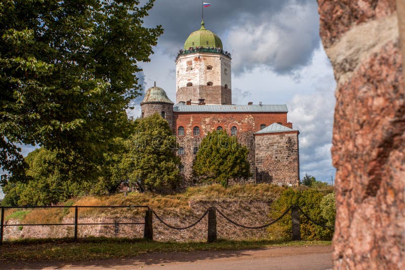 Vyborg castle stock image. Image of russia, granit, stone - 66992991