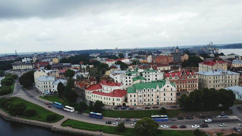 Vyborg city editorial stock photo. Image of architecture - 90516393