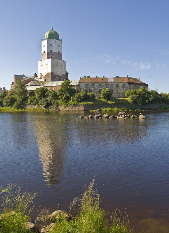 Vyborg, Russia, castle stock photo. Image of european - 28642576