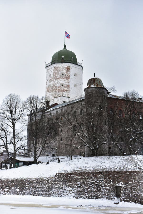 Vyborg, Russia - May 3, 2020, the Central City Library of Vyborg ...