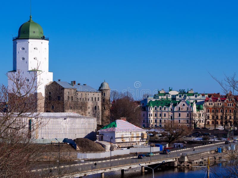 Medieval Castle on the Island Editorial Photography - Image of viipuri ...