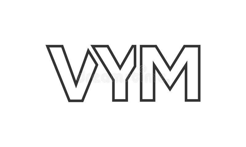 VYM Logo Design Template with Strong and Modern Bold Text. Initial ...