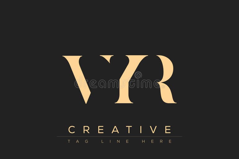 VYR Abstract Letter Logo Design Stock Illustration - Illustration of ...