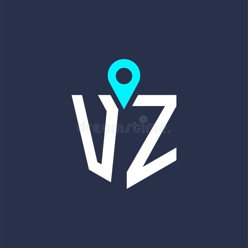 VZ Location Logo Design for Recruitment and Navigation - Letter VZ Logo ...