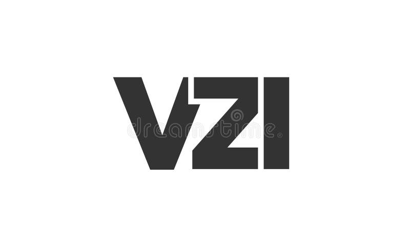 VZI Logo Design Template with Strong and Modern Bold Text. Initial ...