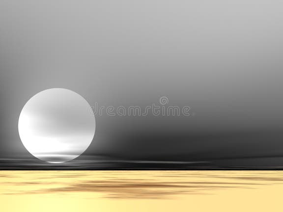 Wüsten-Nebel stock abbildung. Illustration von einstellung - 281371