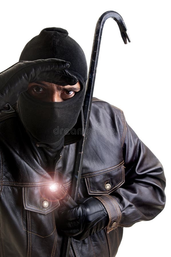 Włamywacz obraz stock. Obraz złożonej z stal, kradzież - 22849057