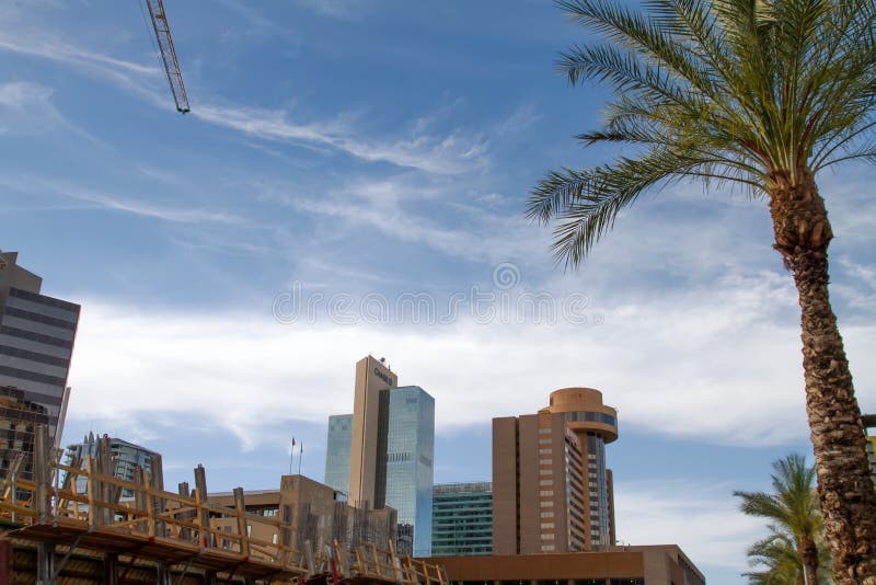 Budynek Panoramy W Centrum Biurowy Feniks Obraz Stock - Obraz złożonej ...