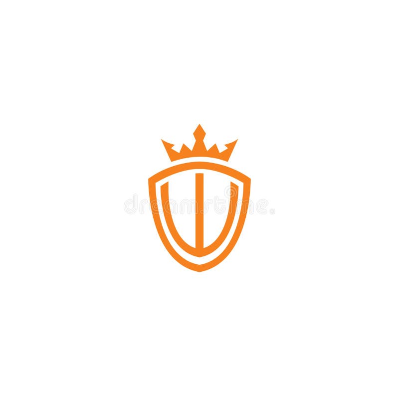 W Crown Simple Logo. W Shield Logo Design Stock Vector - Illustration ...