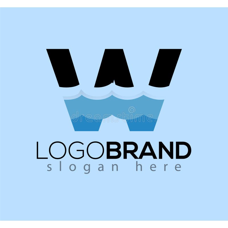 Letter W Wave Stock Illustrations – 840 Letter W Wave Stock ...