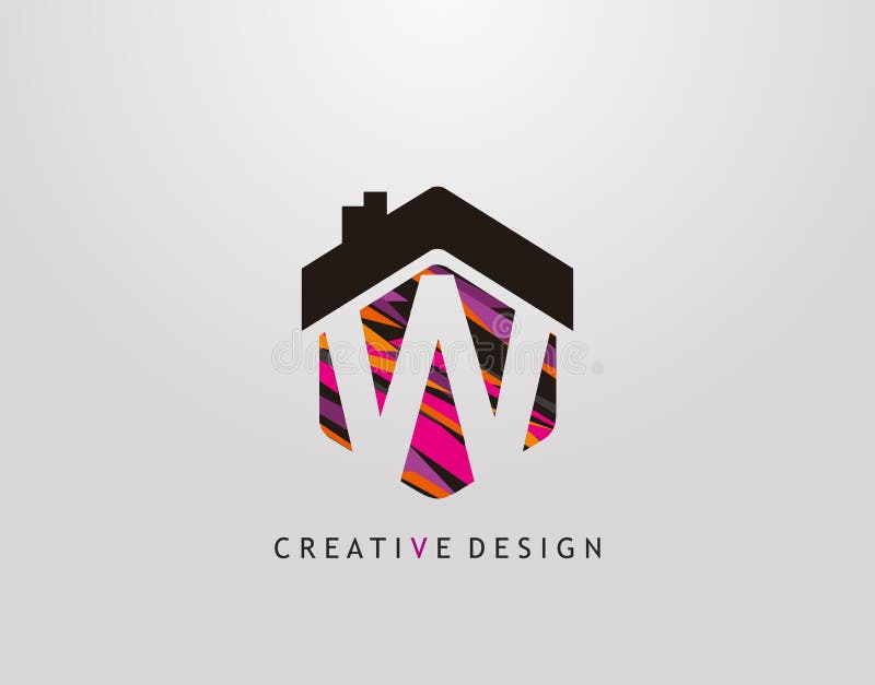 Letter W House Logo Stock Illustrations – 430 Letter W House Logo Stock ...
