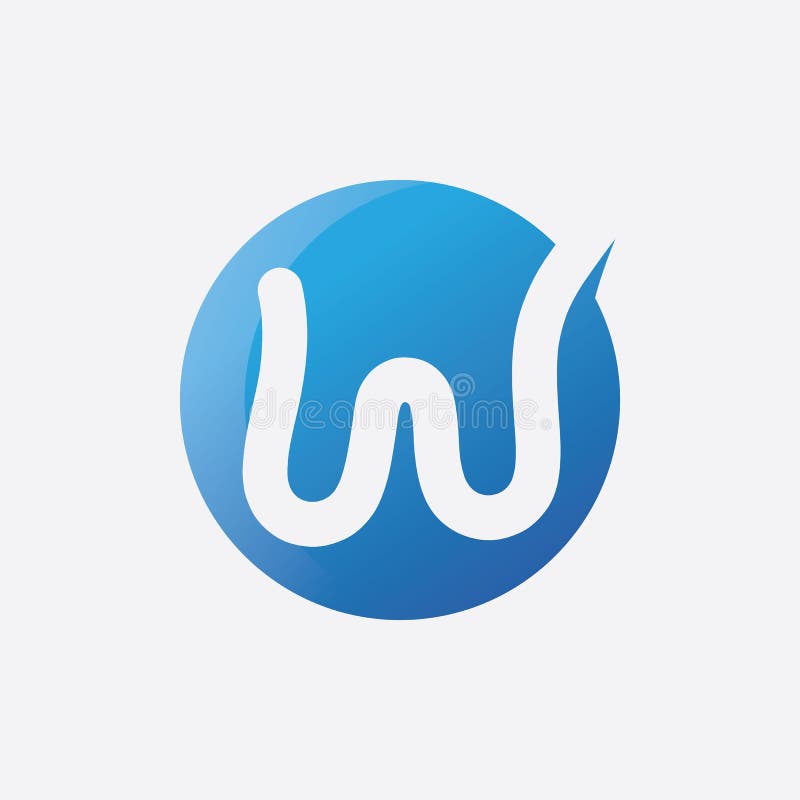 Dynamic Wavy Letter W Logo Stock Illustrations – 19 Dynamic Wavy Letter ...