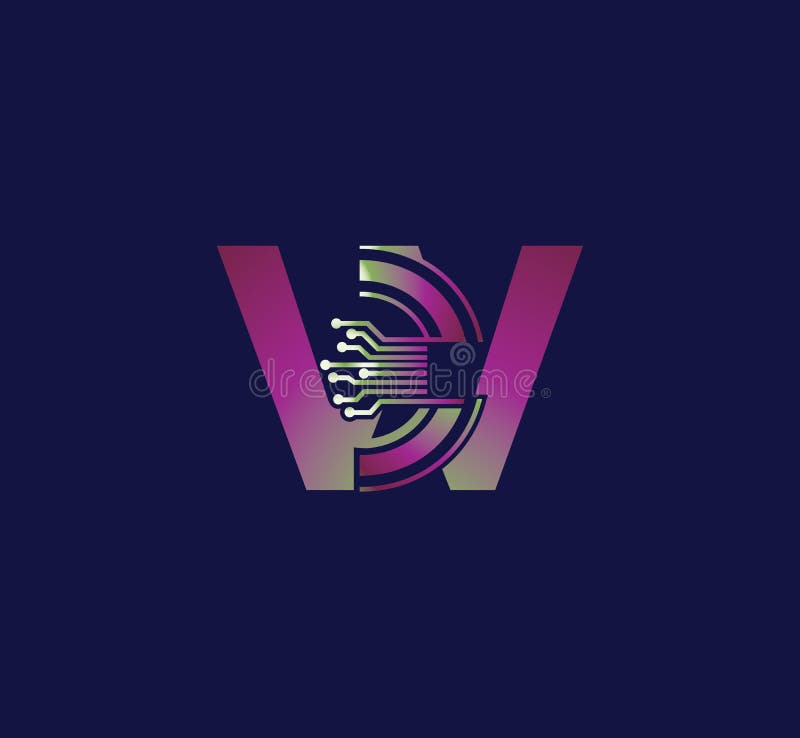 W Letter Technology Logo Design. with Communication Service. Modern ... W Letter Technology Logo Design. with Communication Service. Modern ...