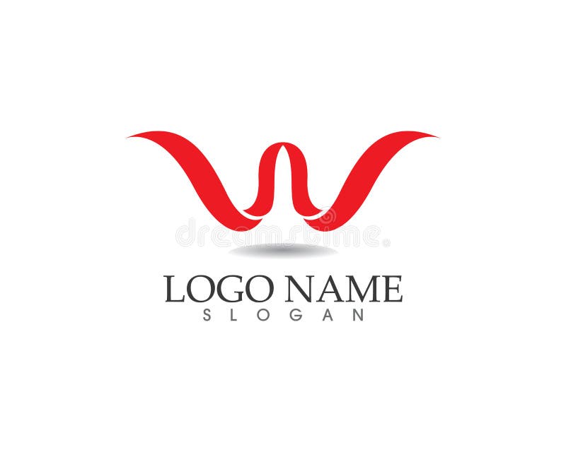 W Letters Business Logo and Symbols Template Stock Vector ...