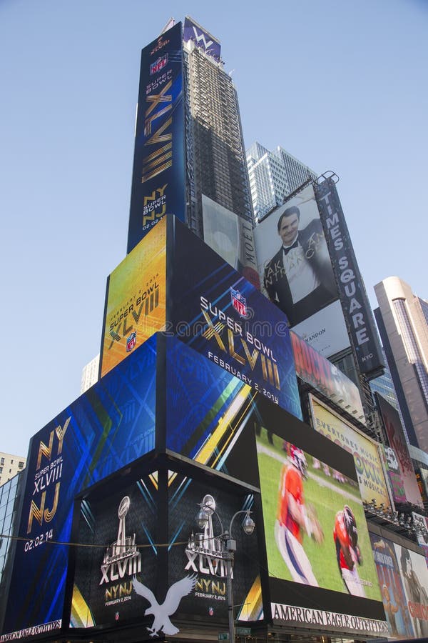 W Times Square Hotel during Super Bowl XLVIII Week in Manhattan ...
