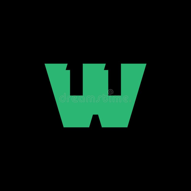 W11. Vector Design Element or Icon. 11W Logotype Stock Vector ...