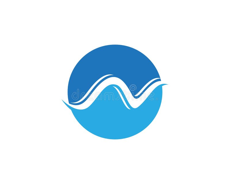 W Wave Logo Template Vector Design Illustration Stock Vector ...