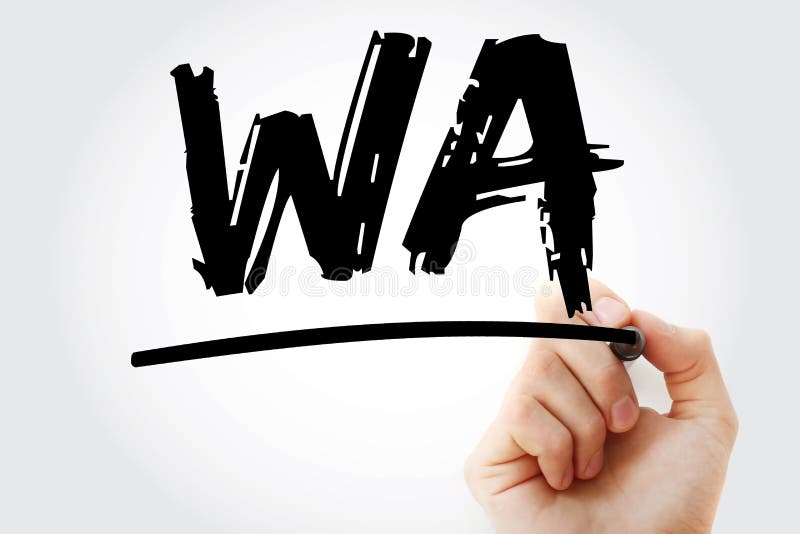 Wa Average Acronym Concept Background Stock Photos - Free & Royalty ...