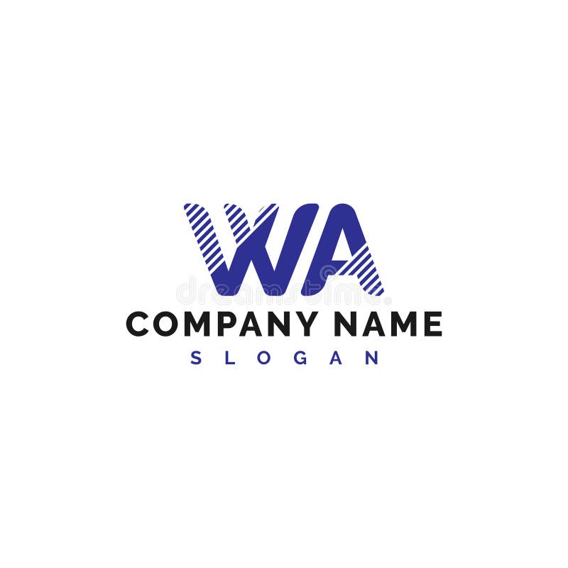Wa Letter Logo Stock Illustrations – 1,139 Wa Letter Logo Stock ...