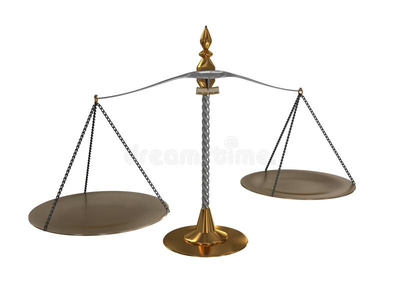 Waage stock abbildung. Illustration von geschäft, gerechtigkeit - 4019900