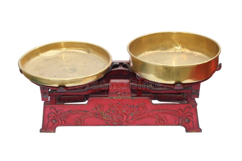 Alte Waage stockbild. Bild von pfund, gegengewicht, überholt - 33054281