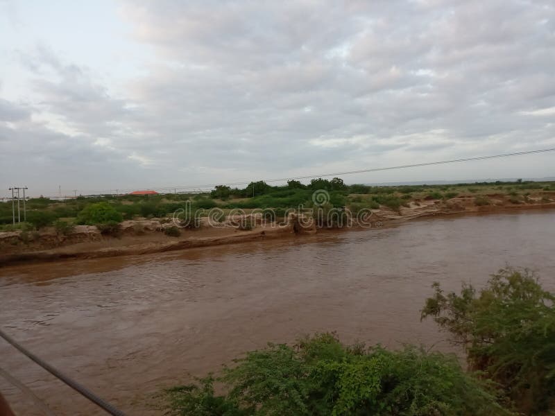 Wabe Shebele River in Ethiopia Gode Stock Image - Image of mudflat ...