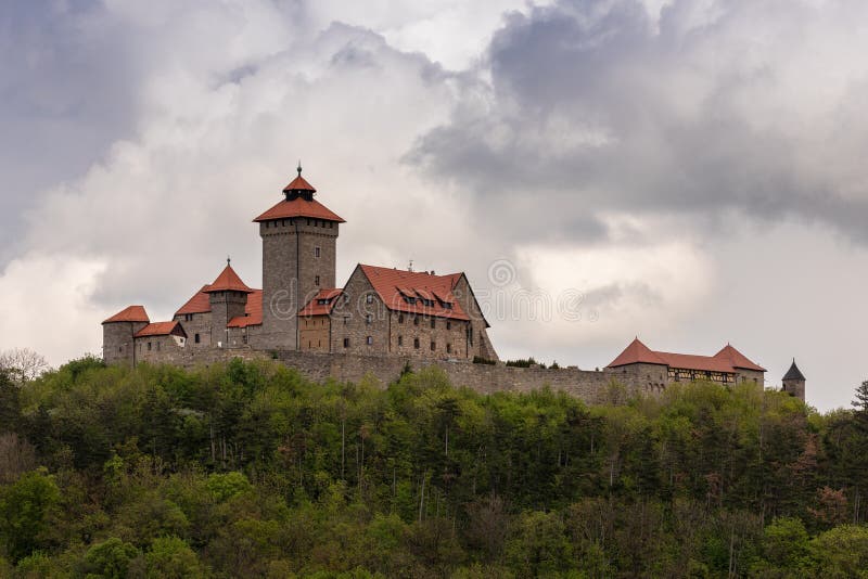 Wachsenburg Castle, Thuringia, Germany Stock Image - Image of gleichen ...