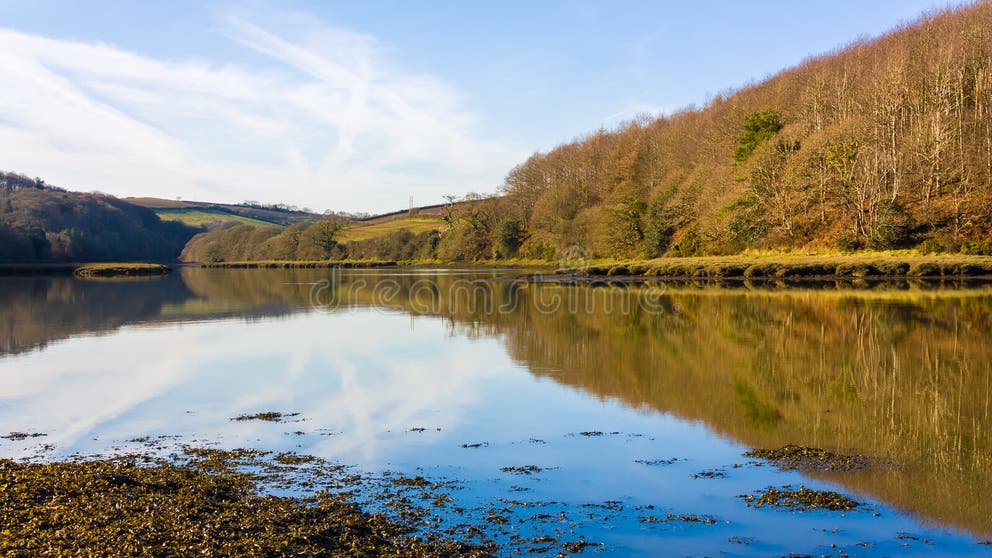 Wacker Quay Cornwall stock image. Image of scenic, river - 28052533