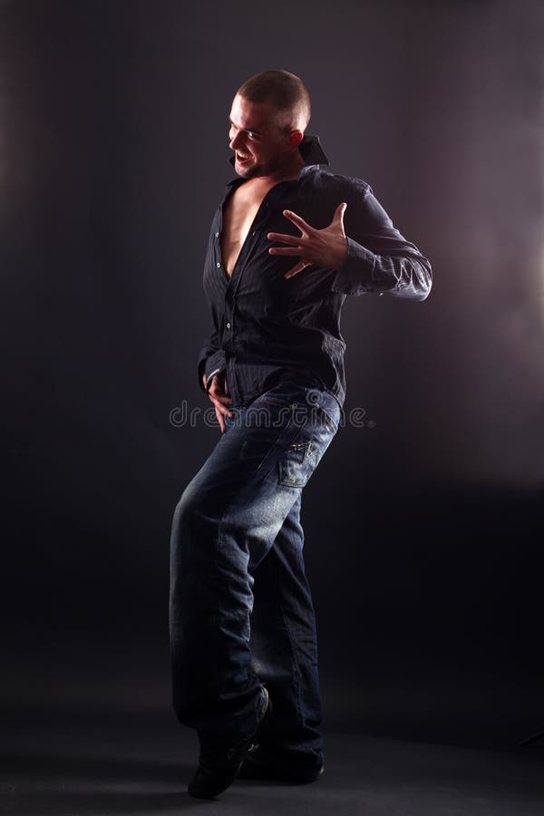 The dancer stock image. Image of casual, night, breakdance - 3234053