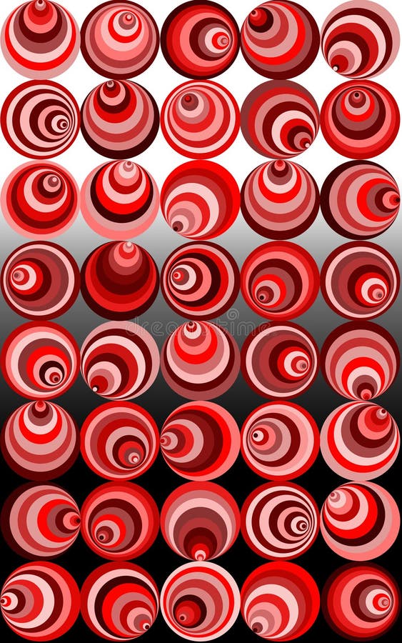 Retro Spirals Seamless Pattern Stock Vector - Illustration of moving ...