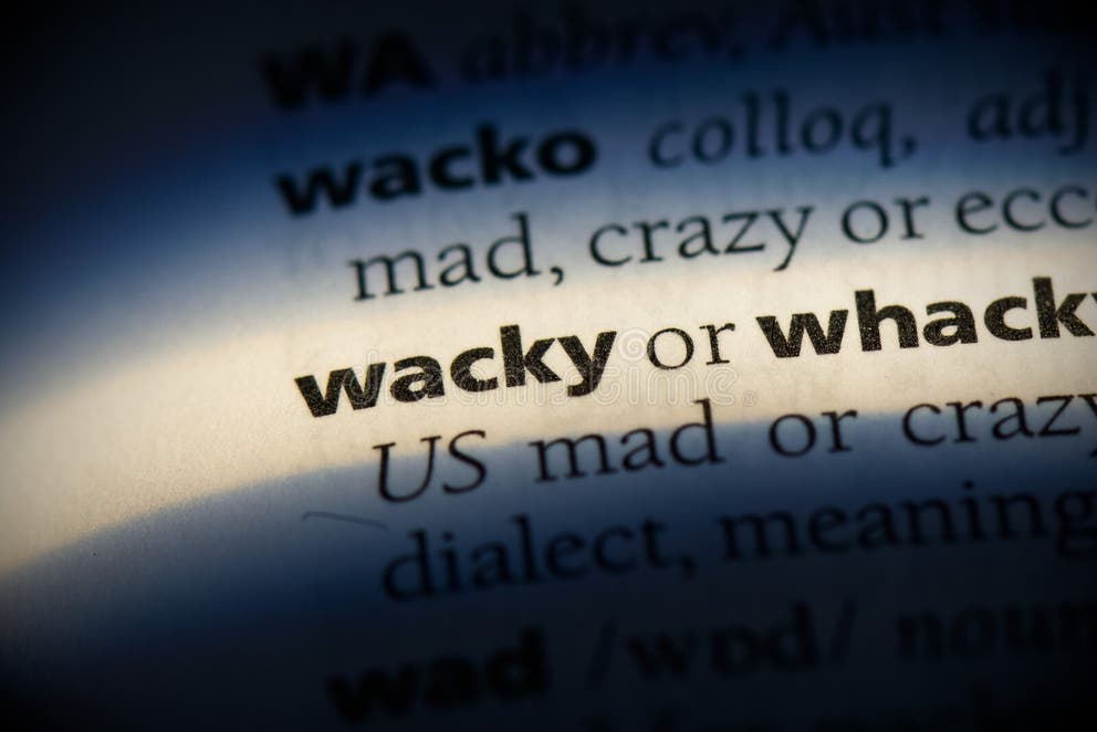 Wacky stock photo. Image of vocabulary, idea, book, meaning - 161576864