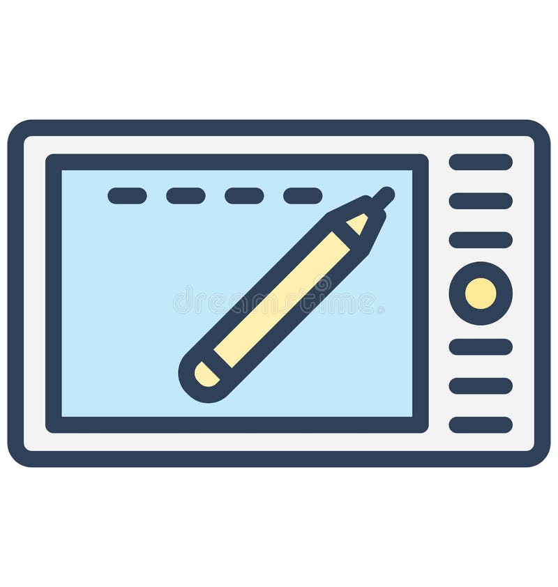 Wacom, Design Isolated Vector Icon that Can Be Easily Edited in Any ...