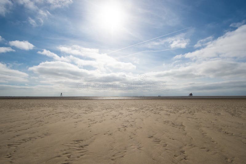 Waddenzee in the Netherlands Stock Photo - Image of reservation ...
