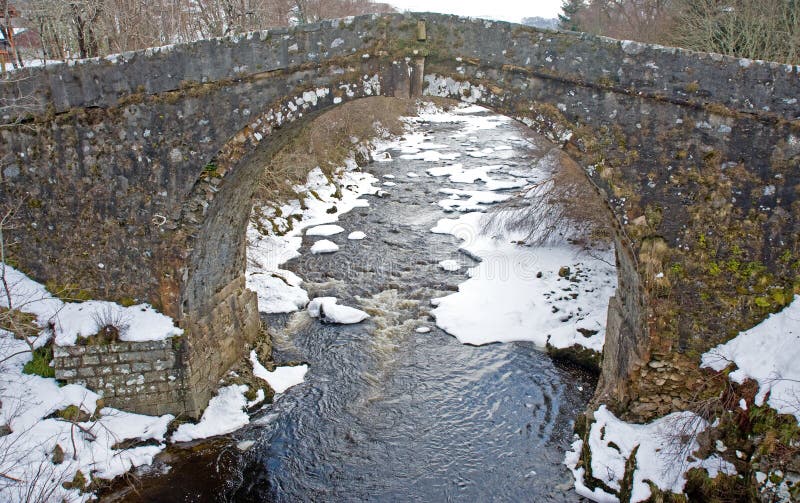 Wade Bridge at Whitebridge. Stock Photo - Image of stone, direct: 13321266