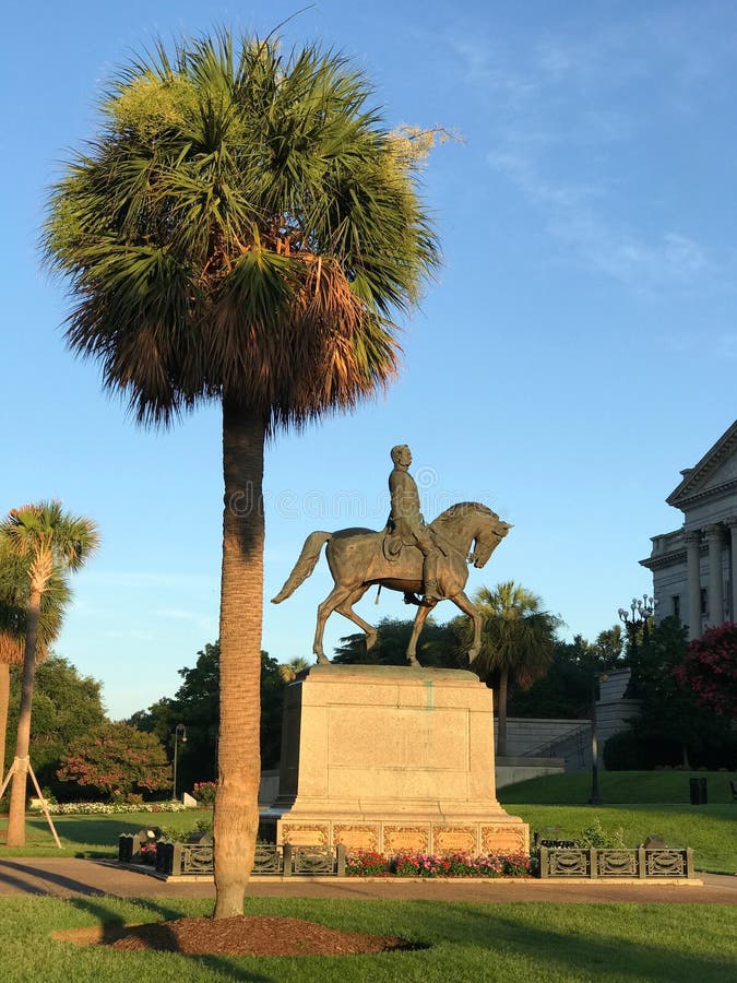 Wade Hampton III Monument on the SC State House Grounds Editorial ...