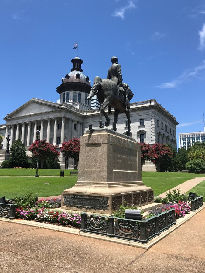 Wade Hampton III Monument on the SC State House Grounds Editorial ...