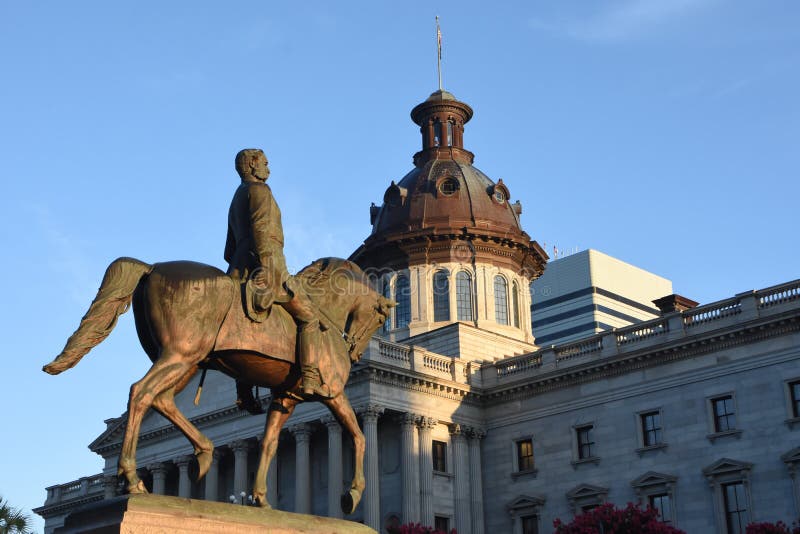 Wade Hampton III Monument on the SC State House Grounds Editorial Photo ...