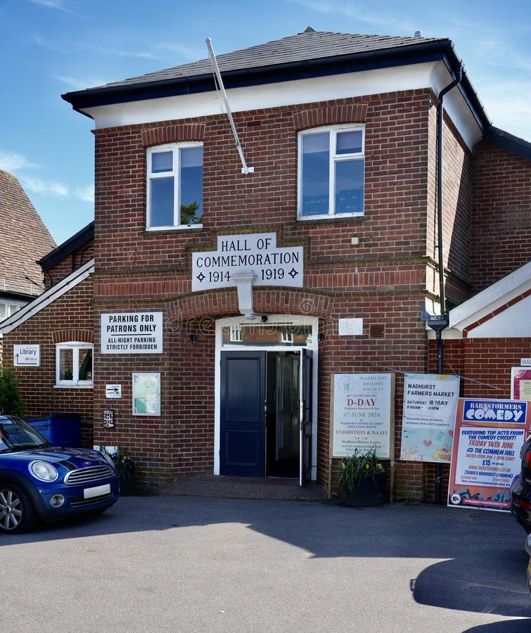 The Wadhust Hall of Commemoration on the High St. Wadhurst, Kent ...