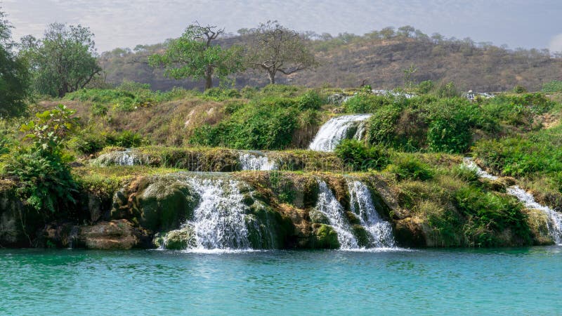 Wadi Darbat in the Dhofar Region of Oman Stock Photo - Image of ...