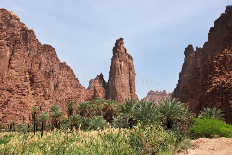 Wadi Disah, Al Shaq Canyon, Saudi Arabia Stock Photo - Image of park ...