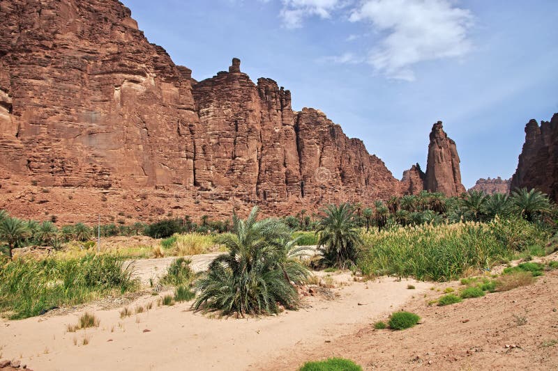 Wadi Disah, Al Shaq Canyon, Saudi Arabia Stock Photo - Image of cliff ...