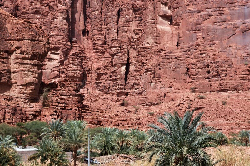 Wadi Disah, Al Shaq Canyon, Saudi Arabia Stock Image - Image of canyon ...