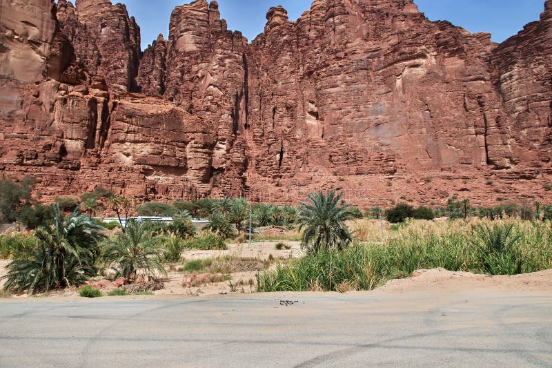 Wadi Disah, Al Shaq Canyon, Saudi Arabia Stock Image - Image of disah ...
