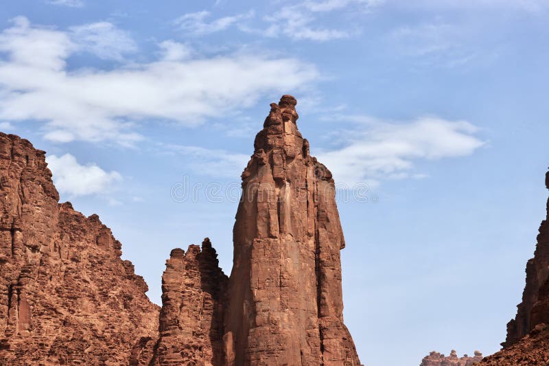 Wadi Disah, Al Shaq Canyon, Saudi Arabia Stock Photo - Image of ...