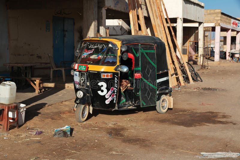 Wadi Halfa, Sudan - 23 Feb 2017: the Town of Wadi Halfa on the Border ...