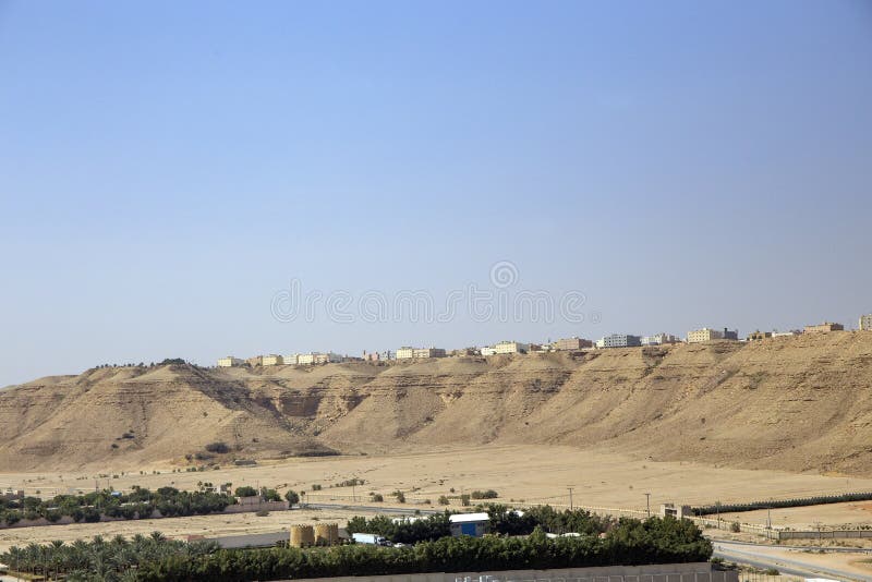 Wadi Laban stock image. Image of wadi, scene, rock, terrain - 96319137