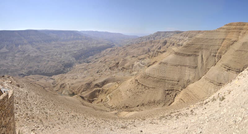 Wadi Mujib Biblical Arnon Stream Jordan Stock Photos - Free & Royalty ...